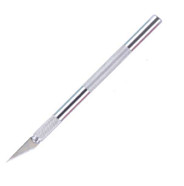 HardwareCity ART KNIFE Aluminium Scalpel Comes With 5 Spare Blades