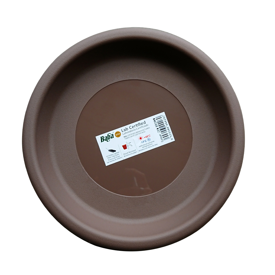 Baba 39.2CM BIO-DEGRADABLE Plastic Pot EG-392 BROWN