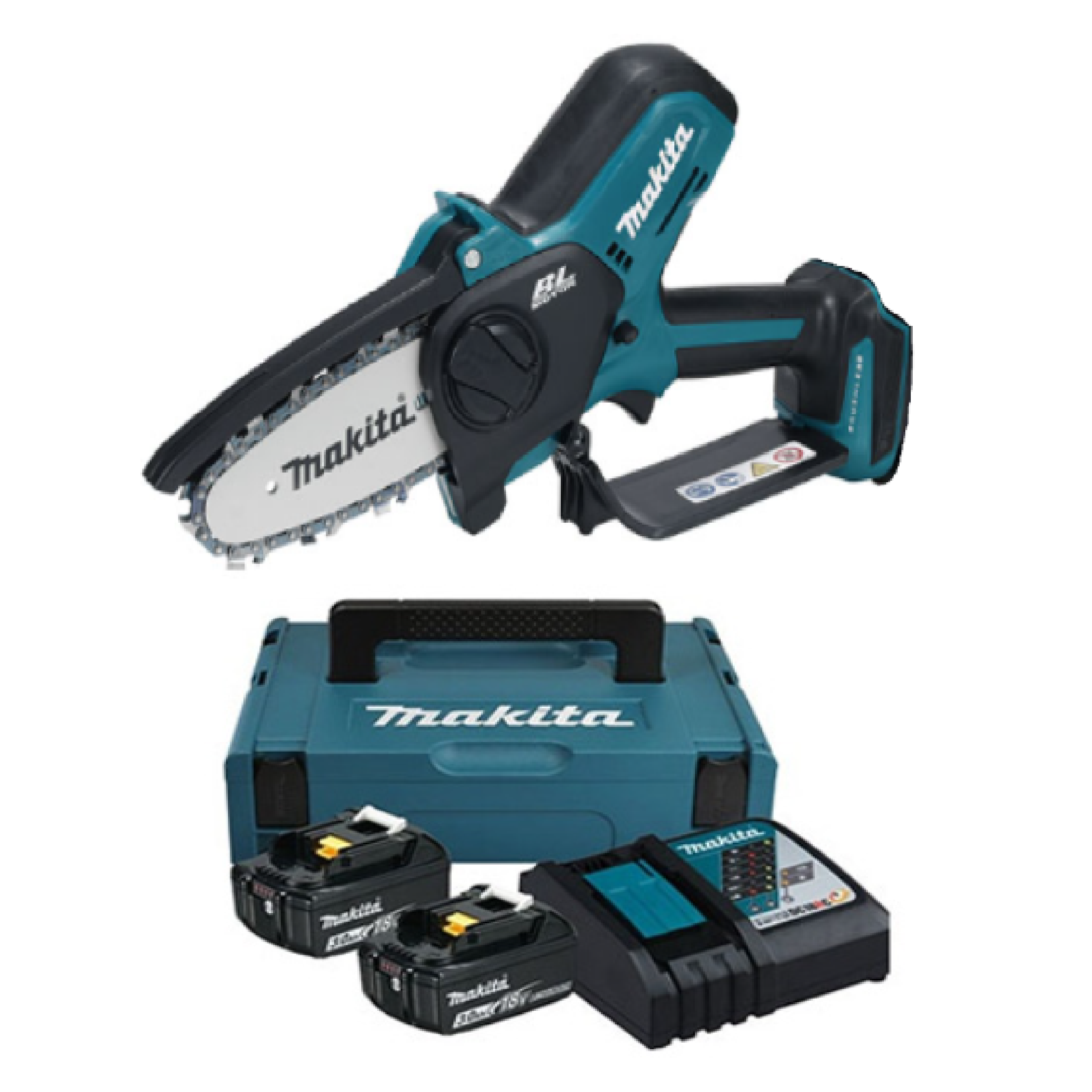 Makita DUC101Z PLUS MKP1RF182 2 X 18V 3 0AH LI ION CORDLESS Pruning