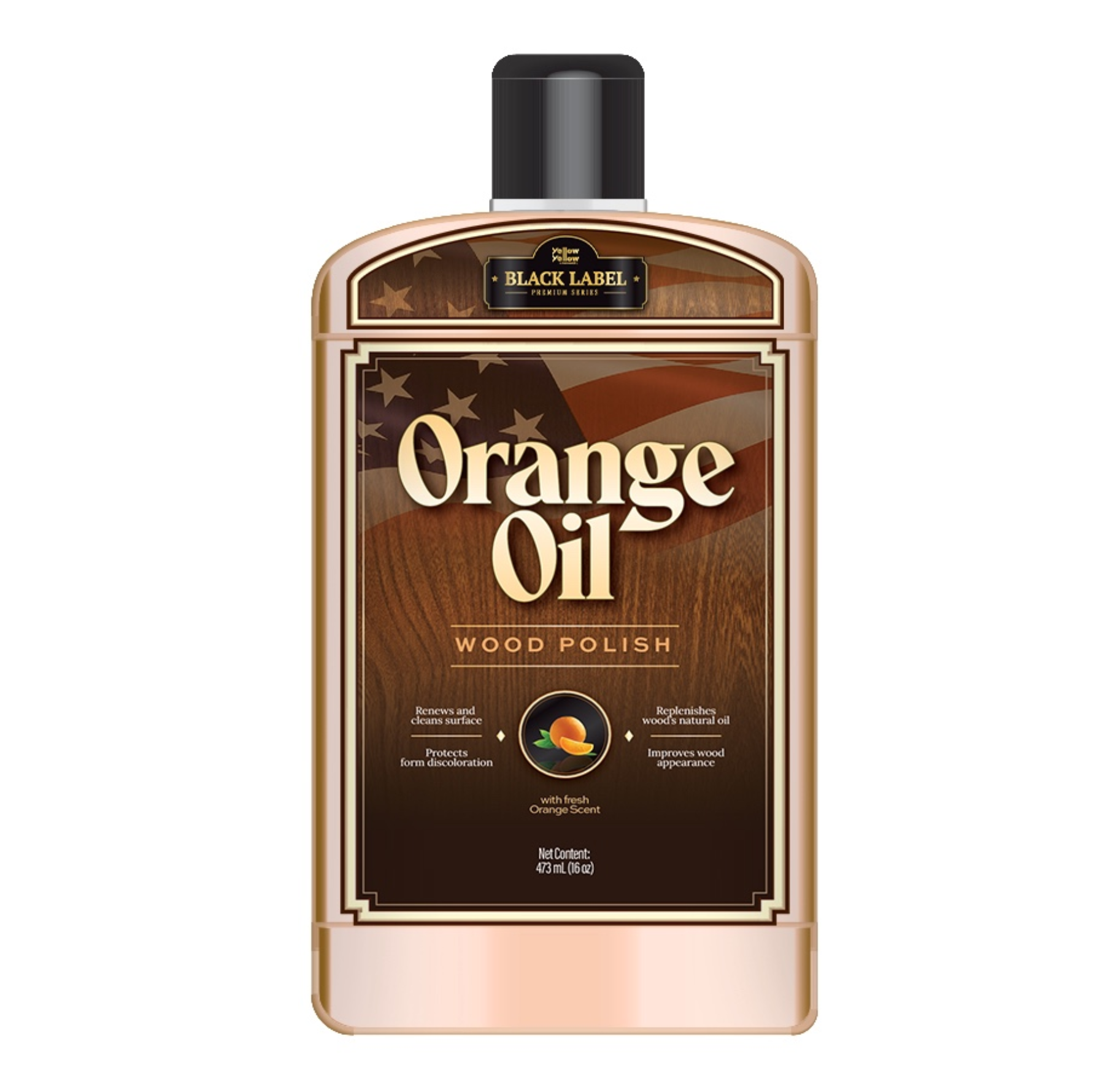 Yellowyellow PREMIUM BLACK LABEL ORANGE OIL Wood Polish 473ML