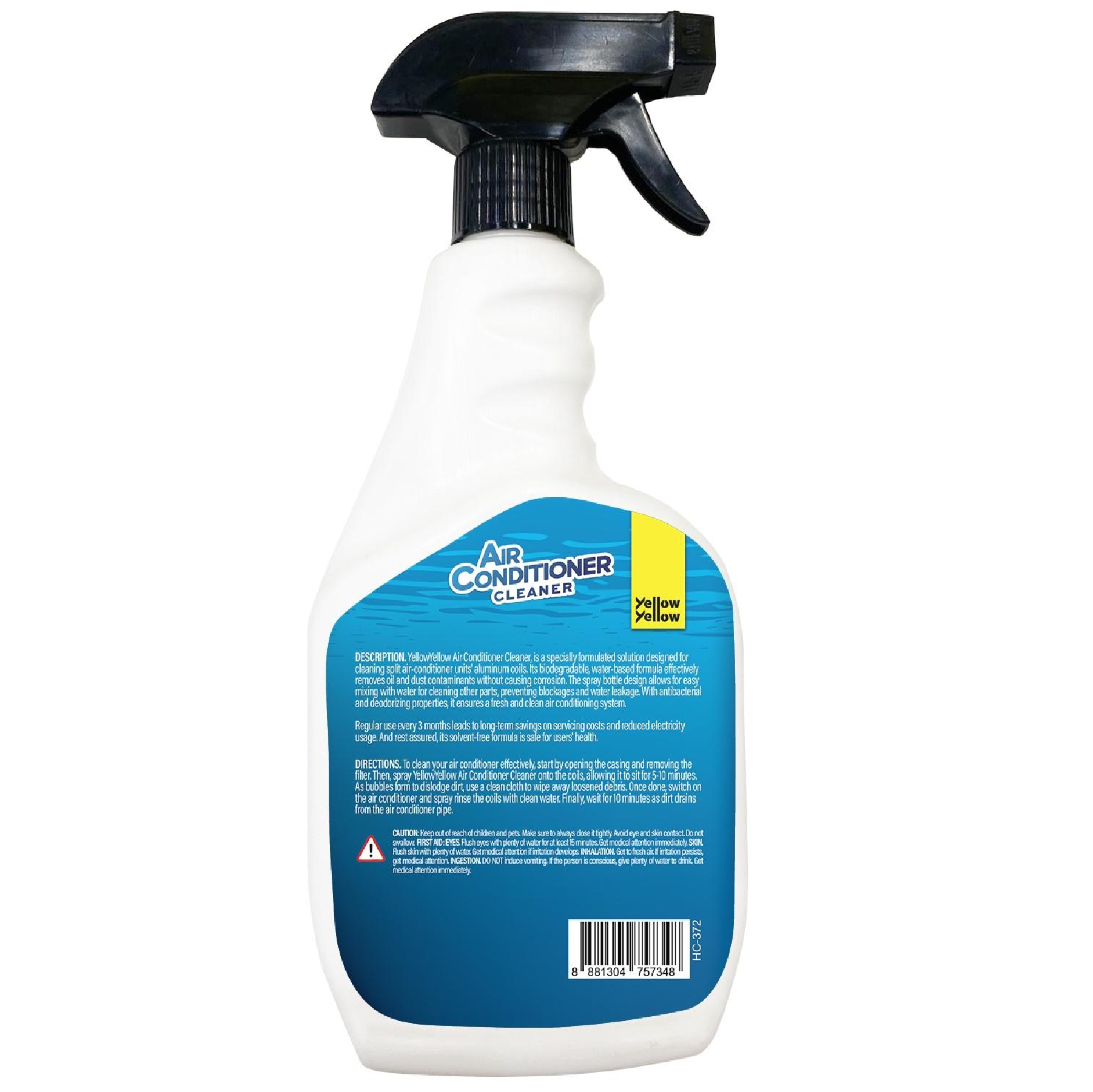 Yellowyellow AIR CONDITIONER Cleaner With DEEP FOAMING Action 500ML X 3 ...