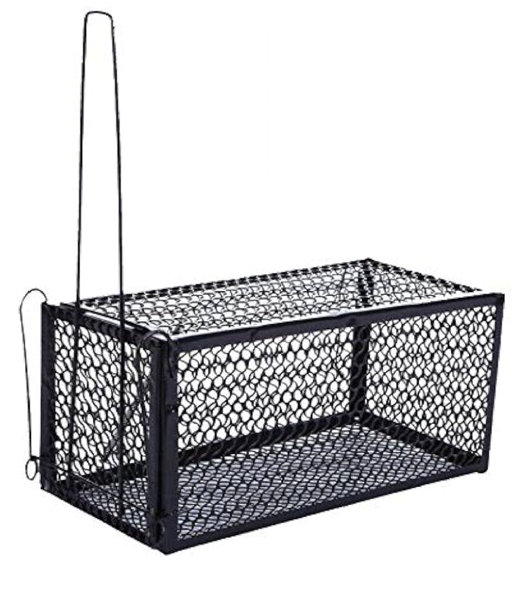 RATS MOUSE TRAP IRON Black Cage 28.4CM X 14.4CM X 14.4CM