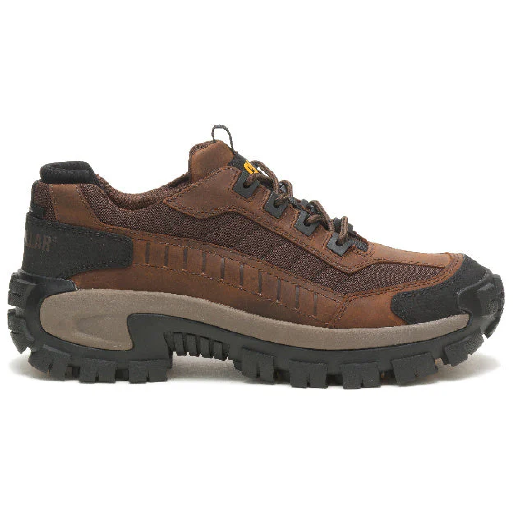 Caterpillar INVADER STEEL TOE Work Shoe DARK BROWN P91338