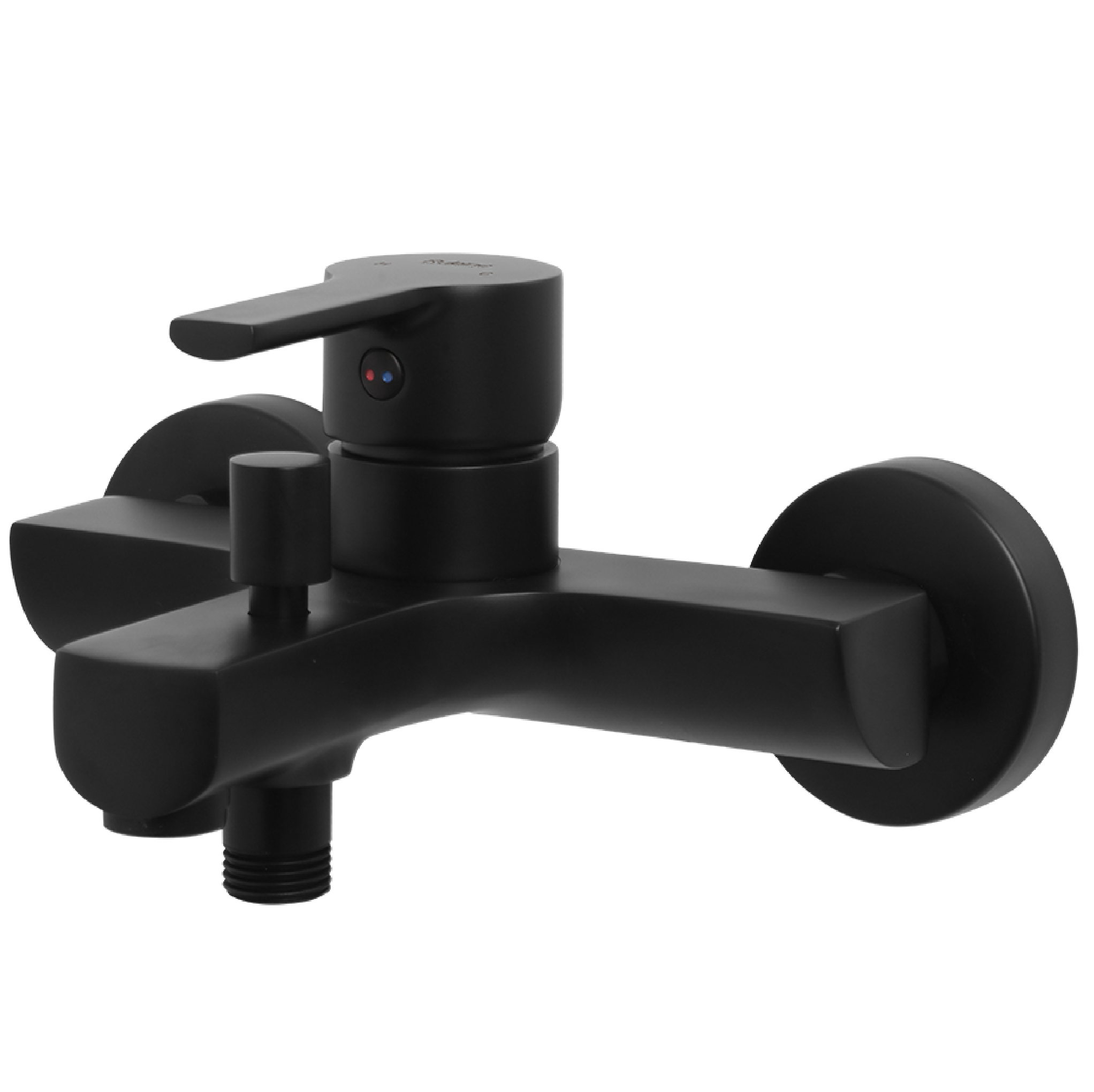 Rubine UNICO 5661BK HOT & COLD Long Bath MIXER MATT BLACK