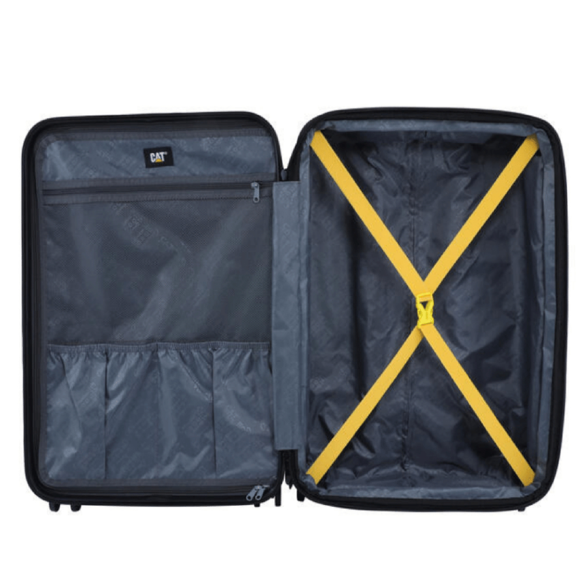 CAT CARGO STEALTH Hard Case Luggage 20"/54CM CABIN SIZE BLACK