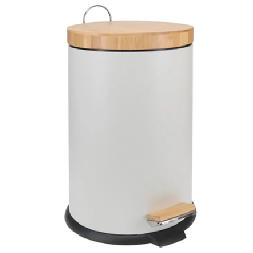 WHITE MAGIC ECO Basics 12L Step Bin WHITE