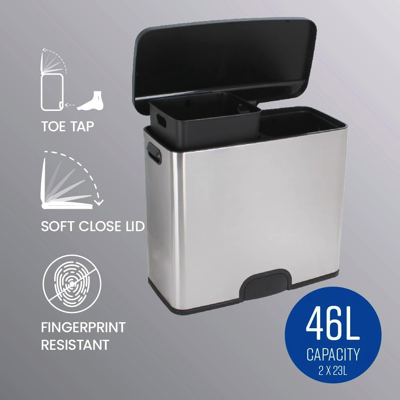 WHITE MAGIC Smart Bin Duo WM-SBD