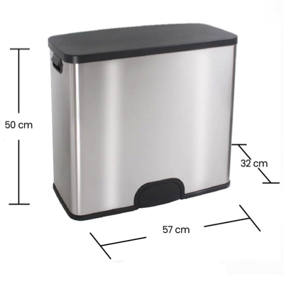 WHITE MAGIC Smart Bin Duo WM-SBD