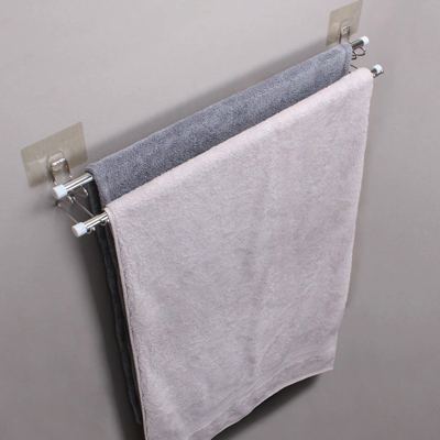 I-HOOK SUS304 Stainless Steel Double Towel Rail 70CM With NANO SUCTION ...