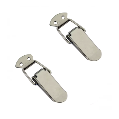 HardwareCity 45MM (1-3/4") Galvanized Zinc Toolbox Latch PAIR