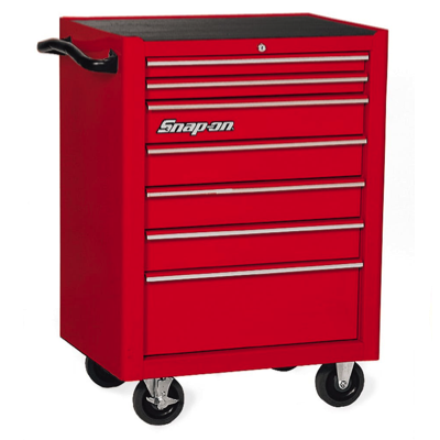 SnapOn KRA2007FPBO 7 Drawer Roller Cabinet, Single Bank Heritage Series ...