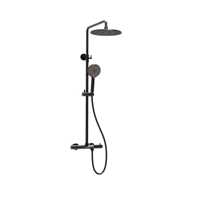 RIGEL W2-R-TSME14418T Thermostatic MATT BLACK Rain Shower Set ...