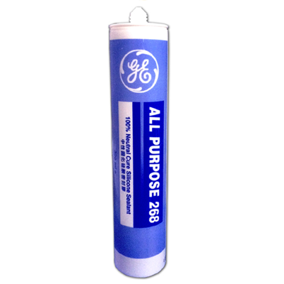 GE ALL PURPOSE 268 Neutral Cure Silicone Sealant 300ML INDOOR OUTDOOR ...
