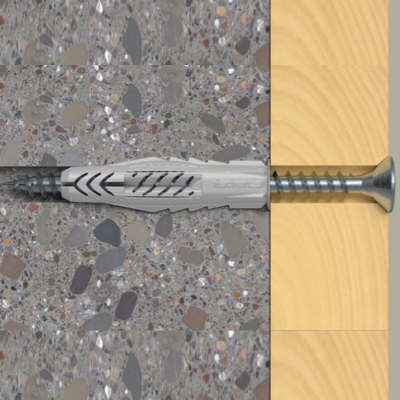 FISCHER Universal Plug UX 5MM X 30MM With RIM 100PC/BOX 94722 ...