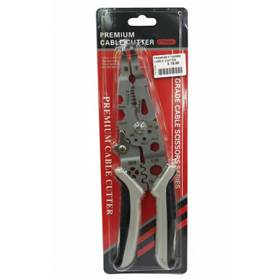 Economy Premium MULTI CABLE CUTTER, CRIMPER & STRIPPING TOOL 8"/200MM ...