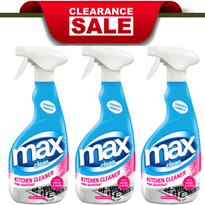 MAX CLEAN Kitchen Cleaner 500ML X 3 BUNDLE DEAL