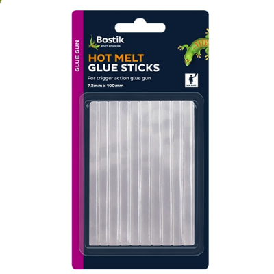 BOSTIK Mini Hot Glue Gun Sticks REFILL 7.2MM 10PC/PACK | HardwareCity ...