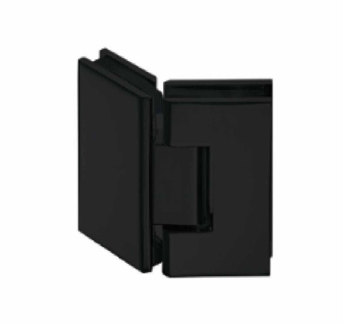 Hafele Glass To Glass Shower Hinge In Brass Satin Black 180 Degrees Hafele Glass To Glass Shower Hinge In Brass Satin Black 180 Degrees